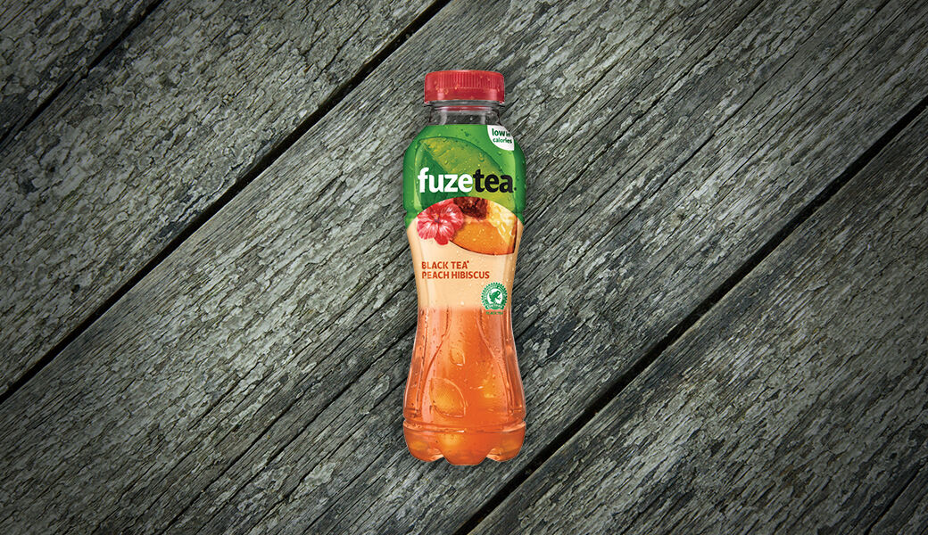 Fuze Tea Black Peach Hibiscus 40cl | Bruno Foodcorner